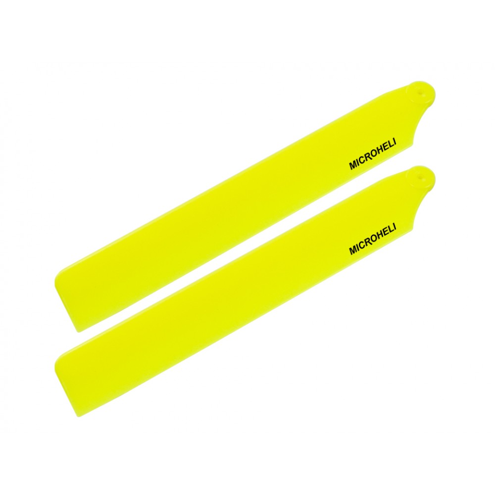 Plastic Main Blade 126mm (YELLOW) - OMP HOBBY M1